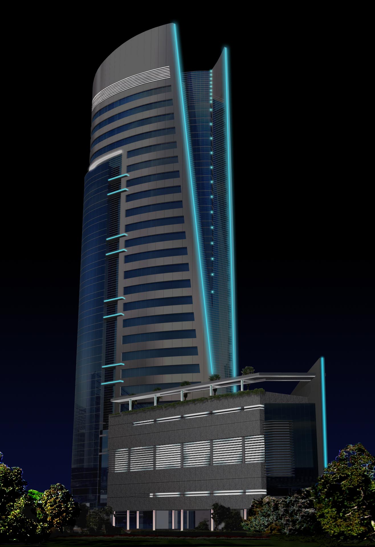Al Ameri Tower – UMAYA Lighting Design
