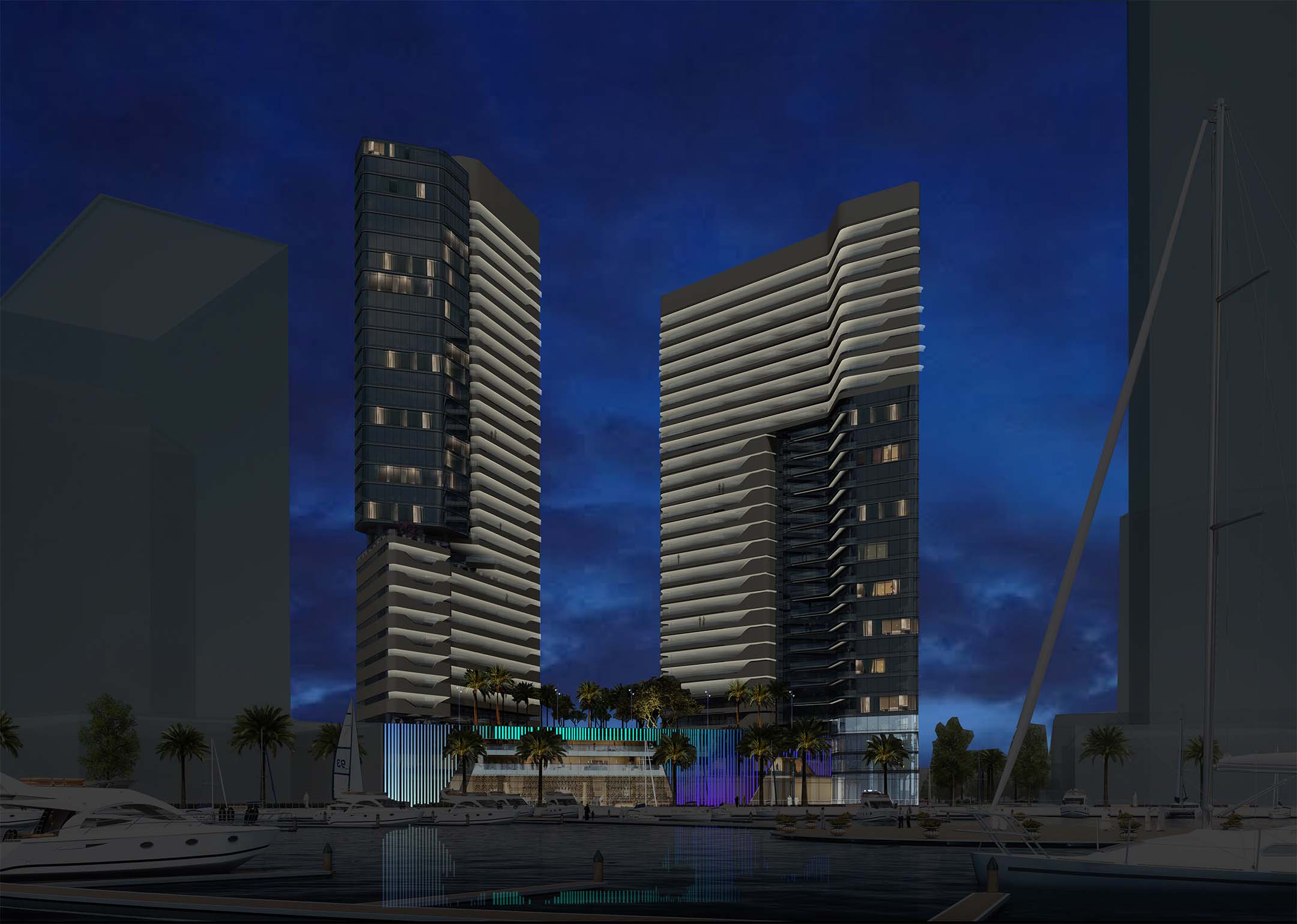 Najmat Towers – UMAYA Lighting Design